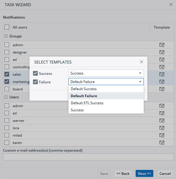 Configuring and Using E-mail Templates in the Scheduler